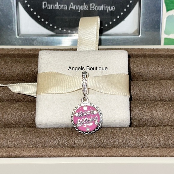 Pandora | Jewelry | New Pandora Pink Birthday Cake Dangle Charm | Poshmark